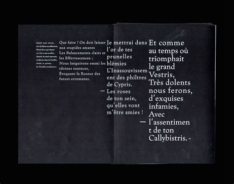 French Poetry On Behance