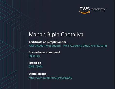 manan chotaliya on linkedin aws cloudcomputing cloudarchitect