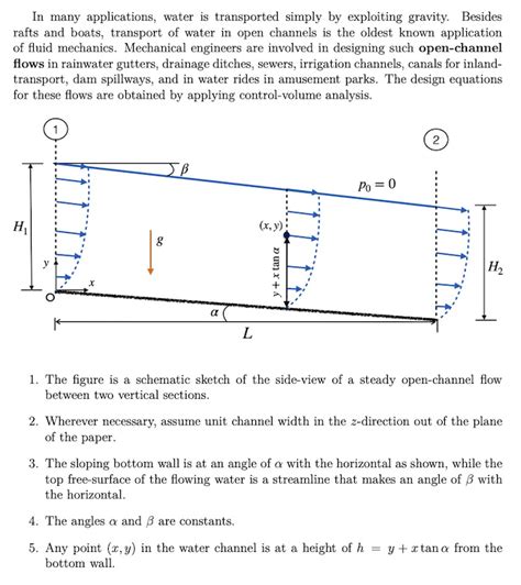 Solved Question 1 Derive The Equation For A Streamline