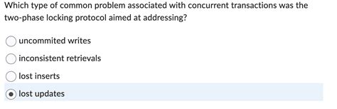 Solved Which Type Of Common Problem Associated With