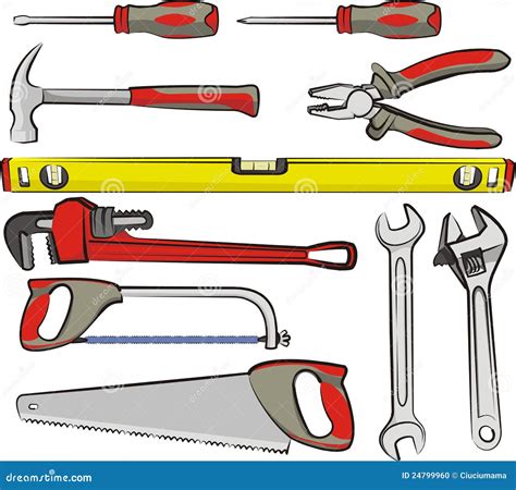 Hand Tools Stock Vector Illustration Of Blade Screwdriver 24799960