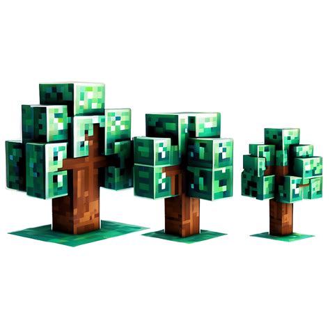 Download Blocky Tree From Minecraft Png 06122024