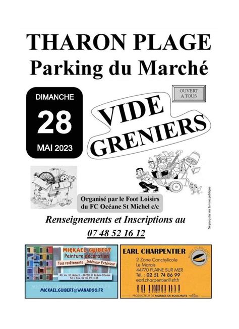 Actualit Vide Grenier Club Football Oceane Football Club Footeo