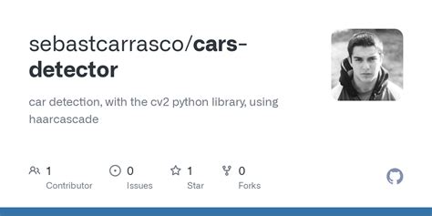 Github Sebastcarrasco Cars Detector Car Detection With The Cv Python Library Using Haarcascade