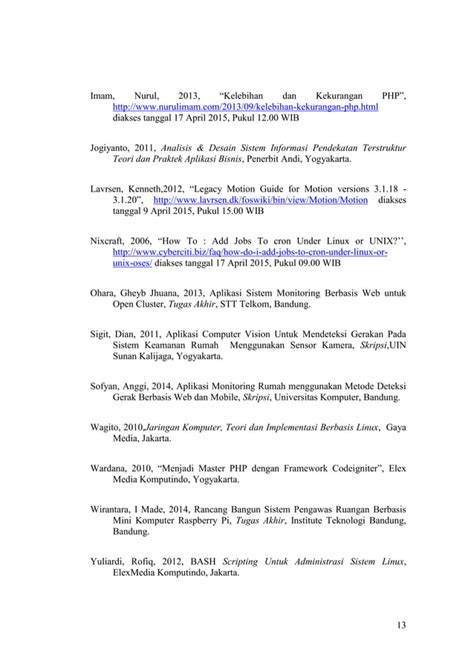 Naskah Publikasi Rancang Bangun Sistem Monitoring Ruangan Dengan Server Raspberry Pi Pdf