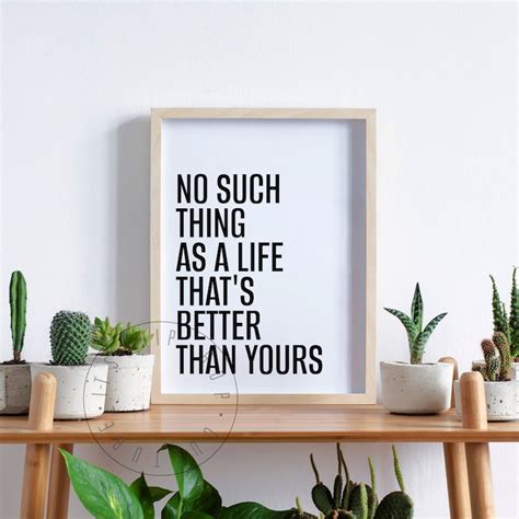 A Life Thats Better Than Yours Quote Poster Hip Hop Poster Rap Music