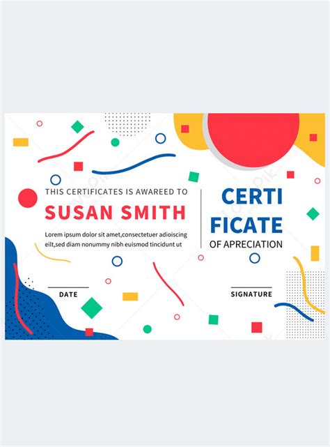 재미있는 멤피스 수료증 이미지 사진 466510632 무료 다운로드