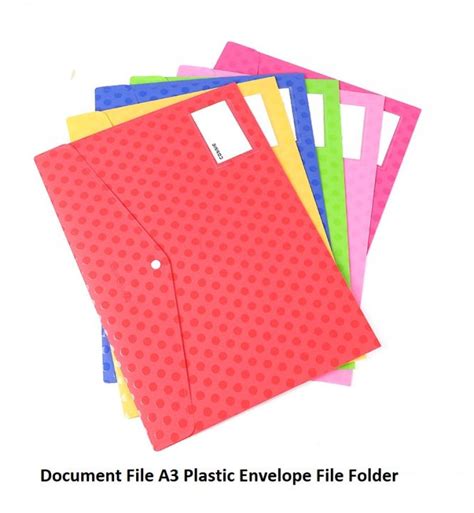 document envelope a3 plastic envelope file folder random color lazada ph