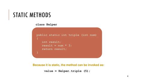 Static Is One Of The Modifiers That Determine Variable And Method Characteristics The Static