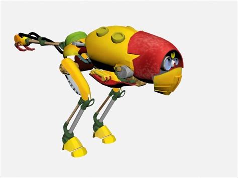 Small Robot 3d Model Turbosquid 1156774