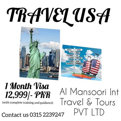 Muqaddas Fatima On Linkedin Travel Usa 🇺🇸 1 Month Visa In 12999 Pkr