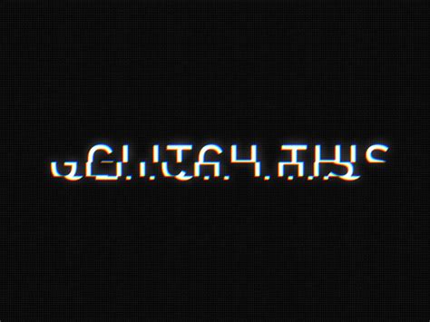 Glitch Animation After Effects After Effects Glitch Animation