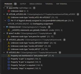Device Tree Overlay Throws Up Warnings Nordic Q A Nordic DevZone Nordic DevZone