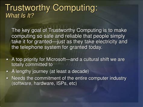 Ppt Pragmatic Trustworthy Computing Powerpoint Presentation Free Ppt Pragmatic Trustworthy Computing Powerpoint Presentation Free