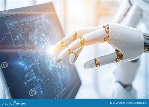 Collaboration Between Human And Artificial Intelligence In A Modern Workspace During Daylight