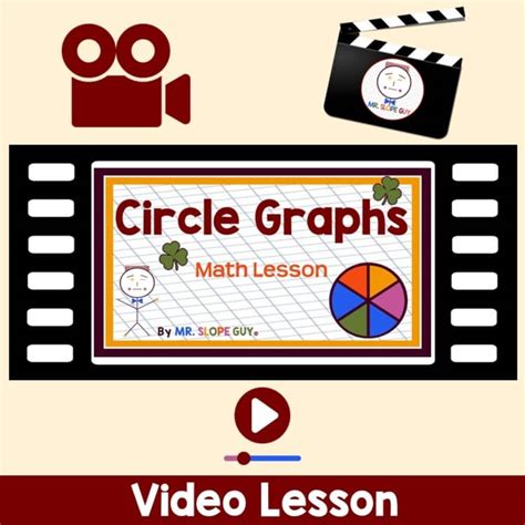 Circle Graphs Data Interpretation Printable Worksheet Activity Middle School