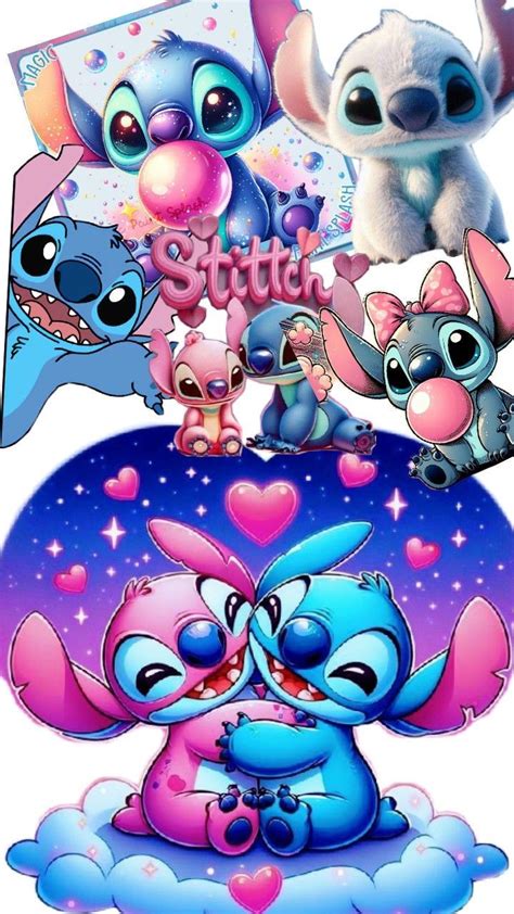 Fondos De Stitch Rosa Y Azul Hd Png Download Vhv Fondo De Pantalla