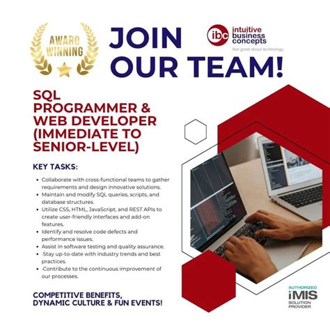 Jake Bound On Linkedin We Are Hiring Sql Programmer And Web Developer