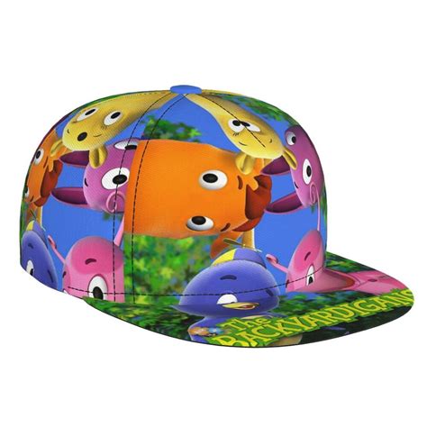 The Backyardigans Adjustable Flat Brim Baseball Cap Snapback Hat Hip