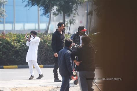 John Abraham shoots for Attack in Delhi | Photogallery - ETimes