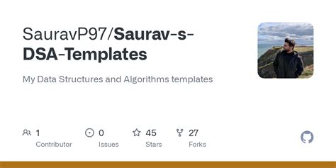 Github Sauravp Saurav S Dsa Templates My Data Structures And Algorithms Templates