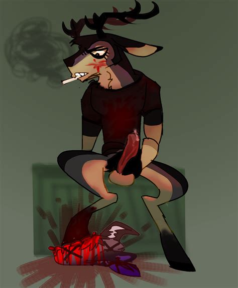 Rule 34 Anthro Blood Blood Splatter Bodily Fluids Death Decapitation