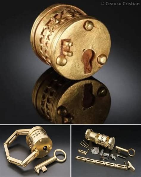 Youngsub 서기 3~4세기로 거슬러 올라가는 로마의 미니어처 금 상자 자물쇠는 고대 장인 정신의 놀라운 업적을 나타냅니다 2023년 독일 피터스하겐 프릴에서 탐지