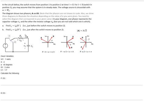 Solved In ﻿the circuit below, the switch moves from position | Chegg.com