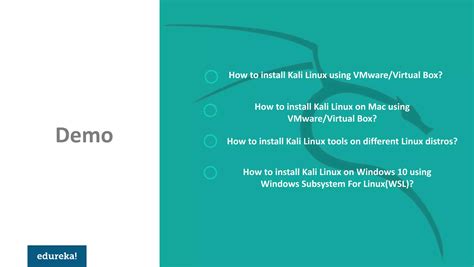 How To Install Kali Linux Edureka Pdf Operating Systems Computer Software And Applications