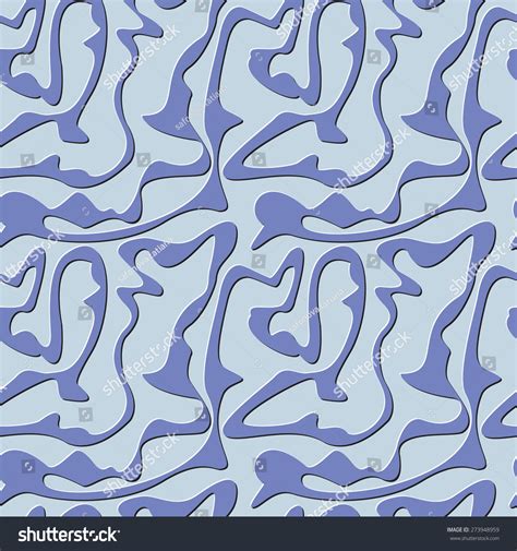 Seamless Wave Pattern Waves Background Wallpaper Stock Vector Royalty Free 273948959