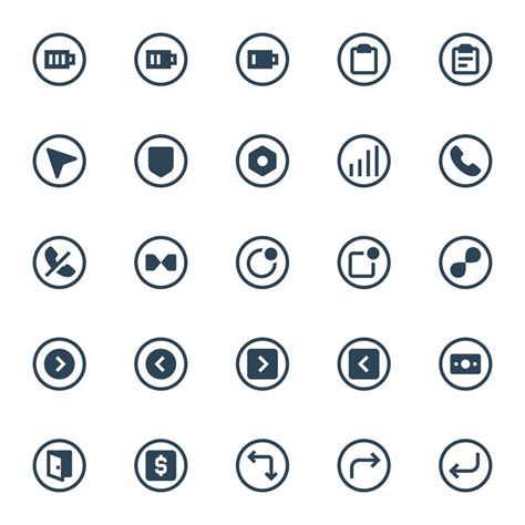 Insignia Glifo íconos Para Ui Ux 20150019 Vector En Vecteezy