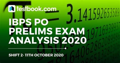 IBPS PO Prelims Exam Analysis Shift Th October Details