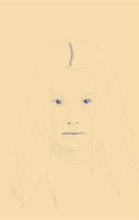 In Progress Drawing Of Phoebe Scrolller