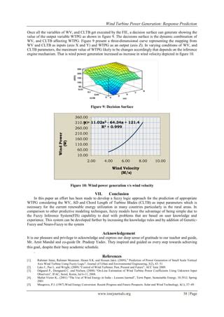 Wind Turbine Power Generation: Response Prediction | PDF