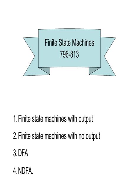 11 Automata Theory Part1 Pdf Computing Conceptual Model