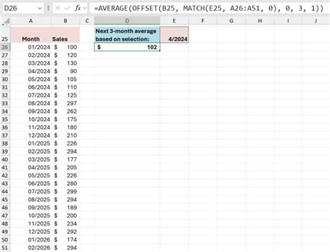 Excel Offset Function For Dynamic Calculations Xelplus Leila Gharani