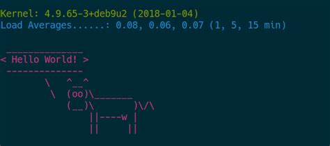 Shell How Do I Use Colors In The MOTD Unix Linux Stack Exchange