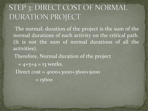 Time Cost Optimisation Ppt