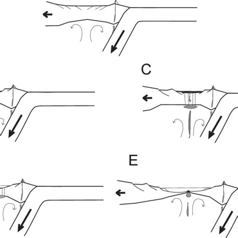 Schematic Panel Diagram Illustrating The Extensional Evolution Of A Download Scientific Diagram