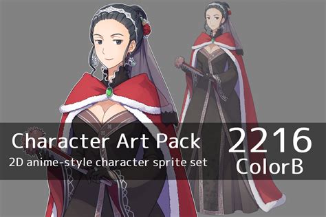 character art pack 2216 colorb 6 expressions 2d characters unity