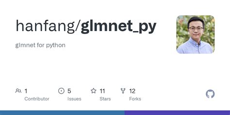 Github Hanfangglmnetpy Glmnet For Python