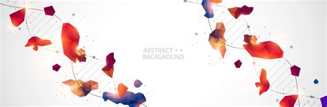 Dna Molecules Science Template Abstract Royalty Free Vector