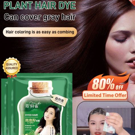 Plant Bubble Dyeing Bubble Hair Dye Shampoo Non Stimulating Hair Dye