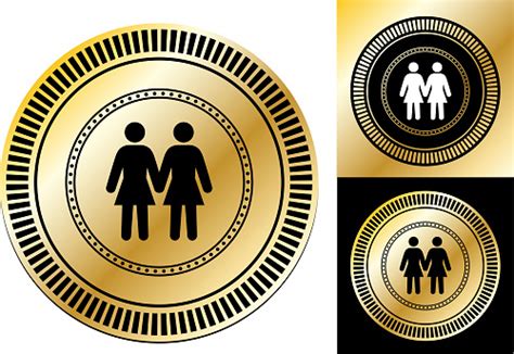 Two Women Love Each Other Lesbian Couple Stock Illustration Download