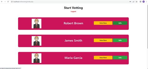 Php Project Online Voting System For Schools University Hawkdive Media
