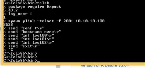 TCL Expect Windows Bit Stack Overflow