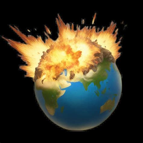 Exploding Earth Emoji Ai Emoji Generator