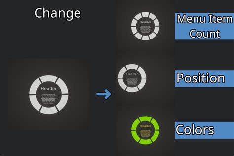 Simple Pie Menu Radial Menu Asset