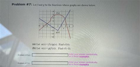 solved problem 7 let fand g be the functions whose graphs