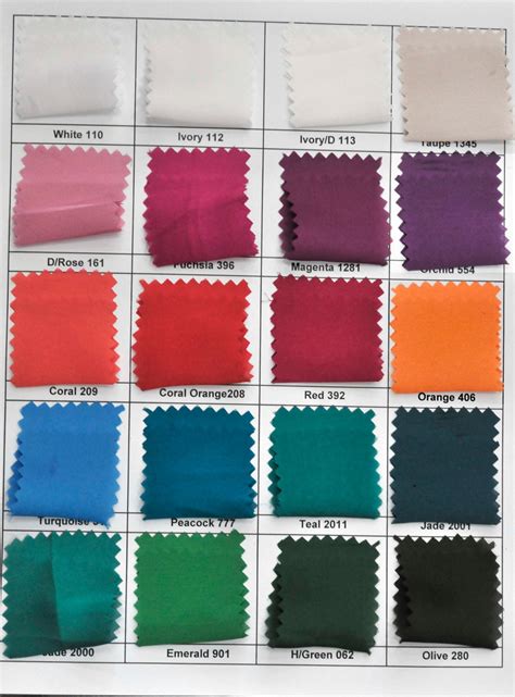 Color Chart For Fabric At Bonnie Propst Blog